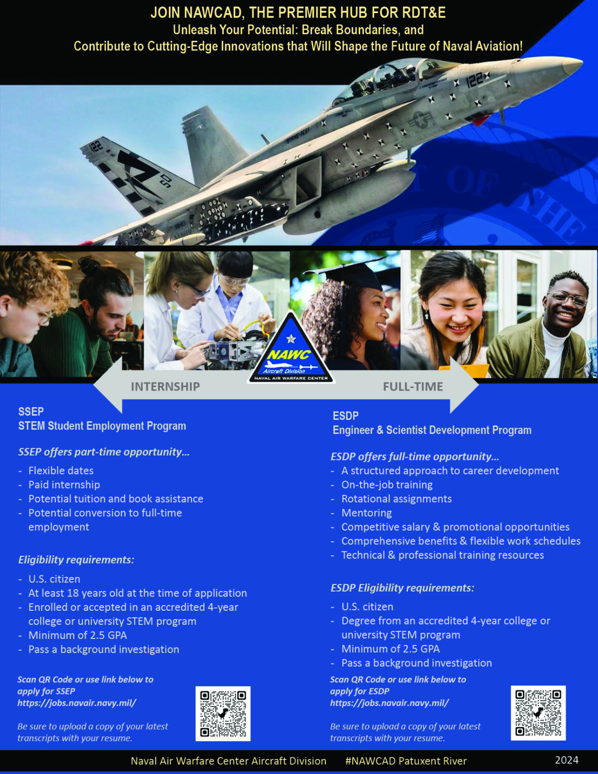 NAWCAD STEM Opportunities – PAX Partnership/STEM-Link