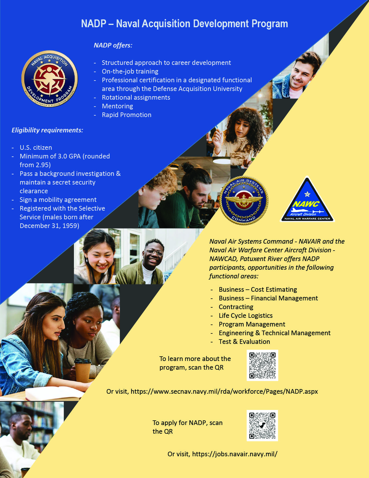NADP Naval Acquisition Development Program Non STEM Opportunities – PAX ...