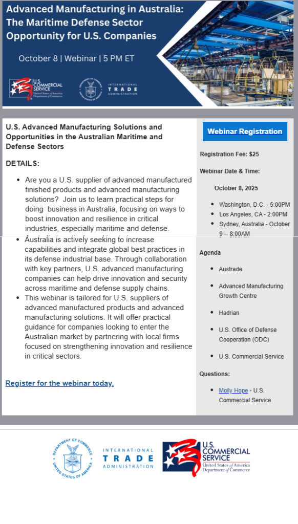 U.S. Advanced Manufacturing Solutions and Opportunities in the ...